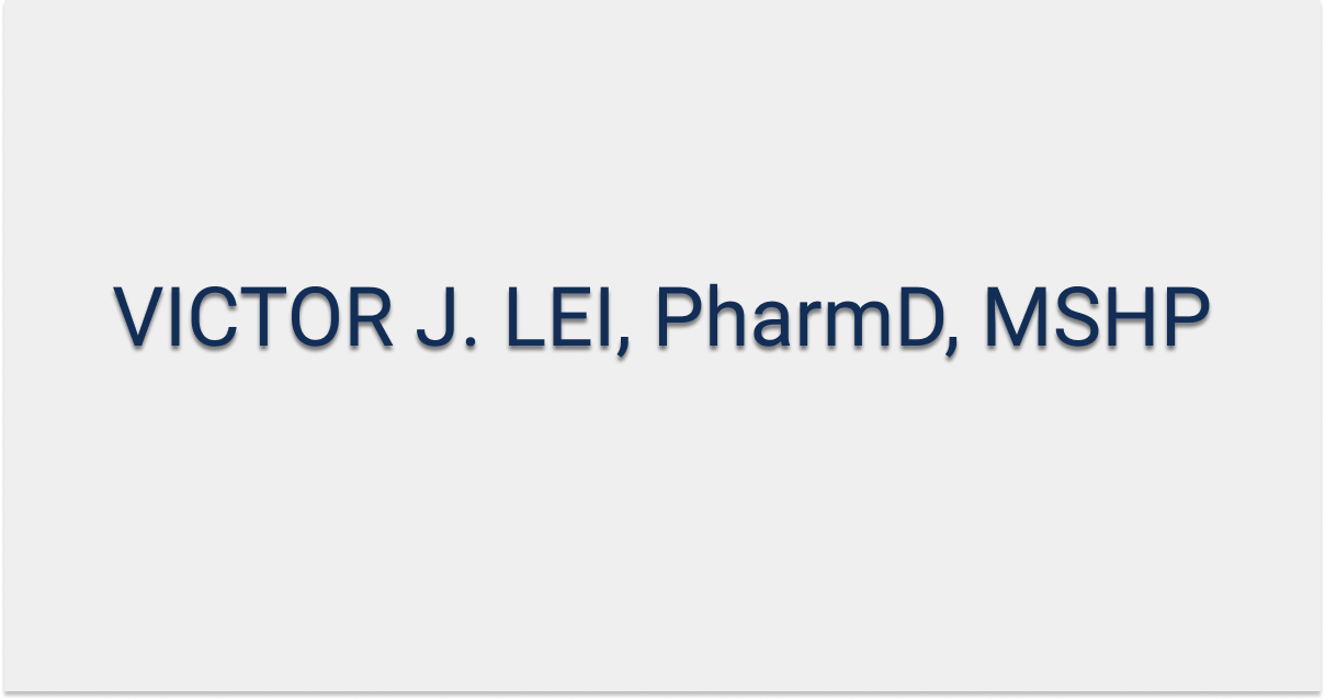 Victor J. Lei
